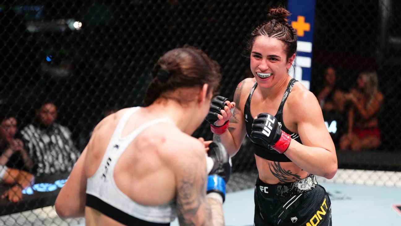 UFC: Norma Dumont estreia com vitória no peso-galo sobre ex-campeã - ESPN