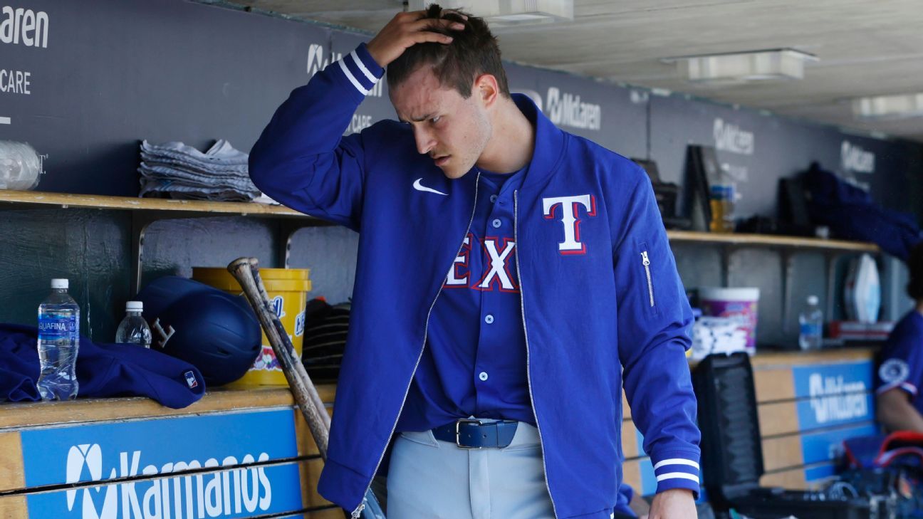 Rangers envía de vuelta a Jack Leiter a Triple A - ESPN