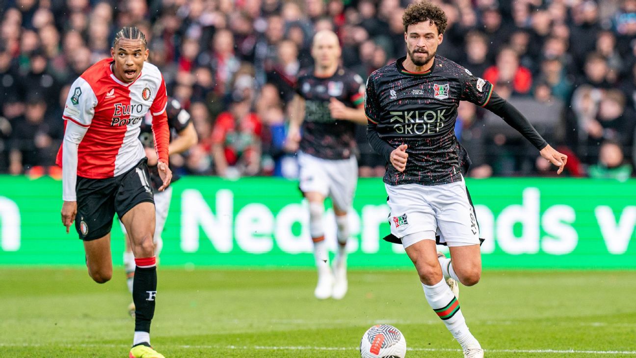 Zo ging dapper N.E.C. alsnog ten onder tegen Feyenoord - ESPN