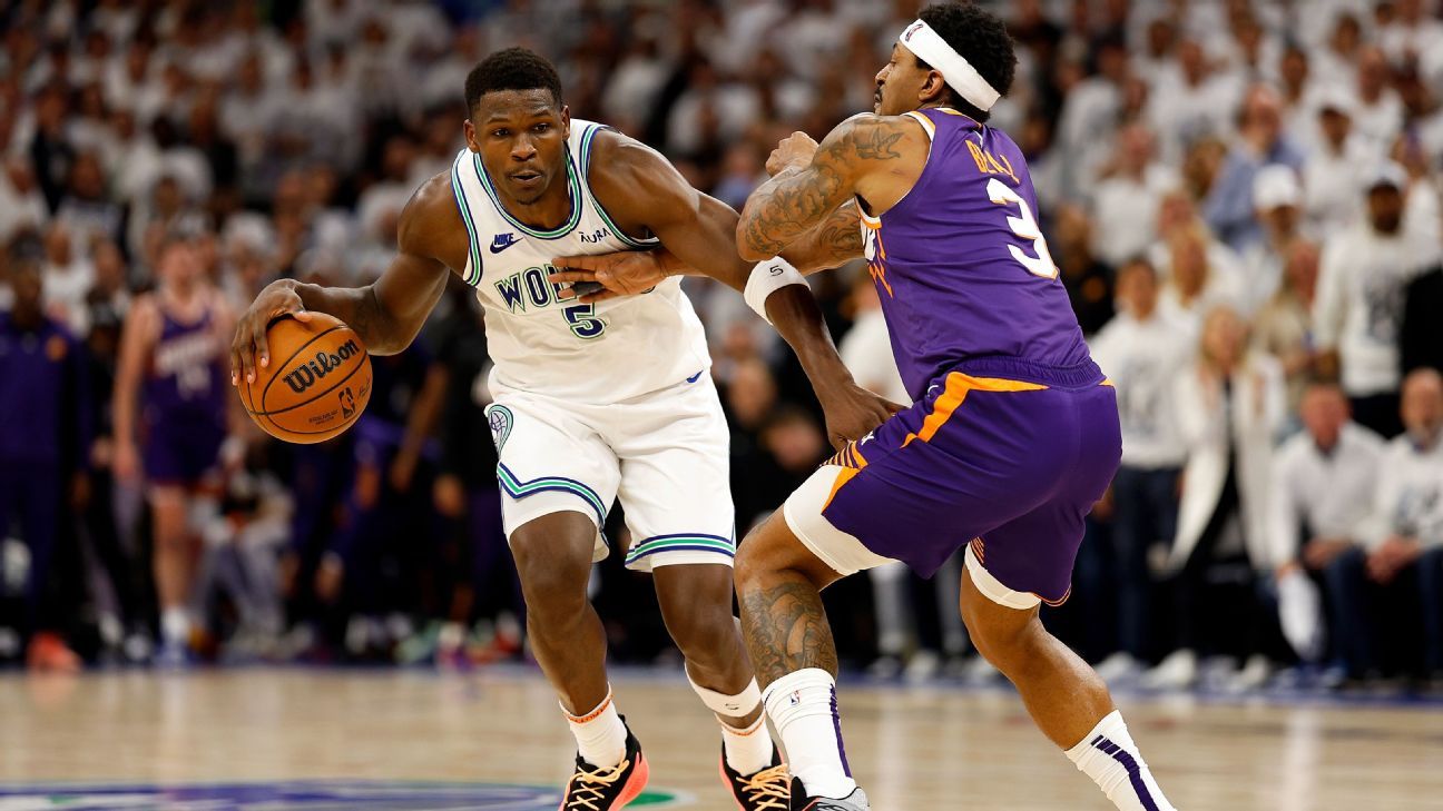 Timberwolves dominam Suns e abrem 2 a 0 nos playoffs da NBA - ESPN