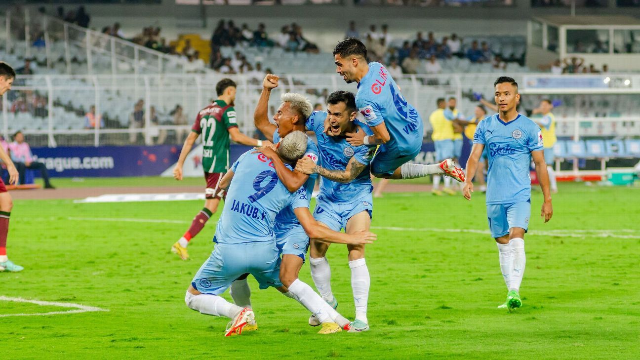 Mumbai City FC crowned 2023-24 ISL champions after comeback win over Mohun Bagan - ESPN