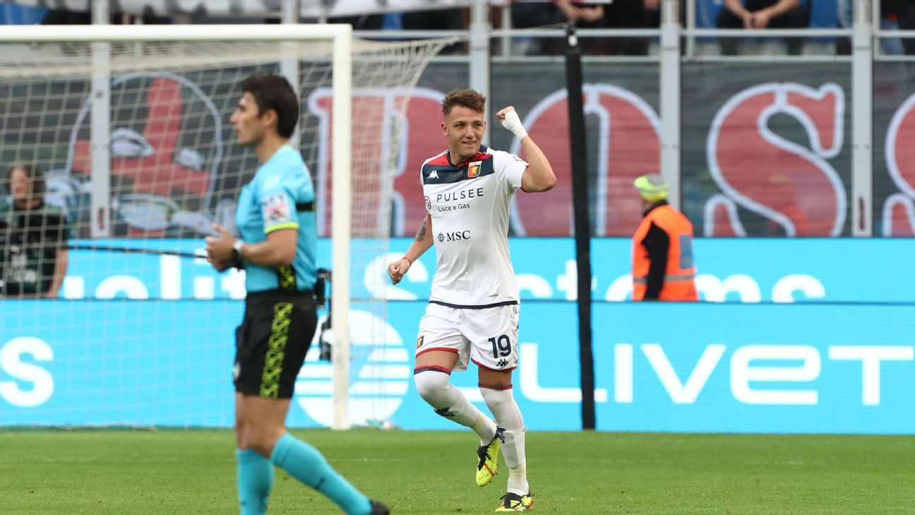 Retegui marcó un gol en el empate de Genoa frente a Milan - ESPN