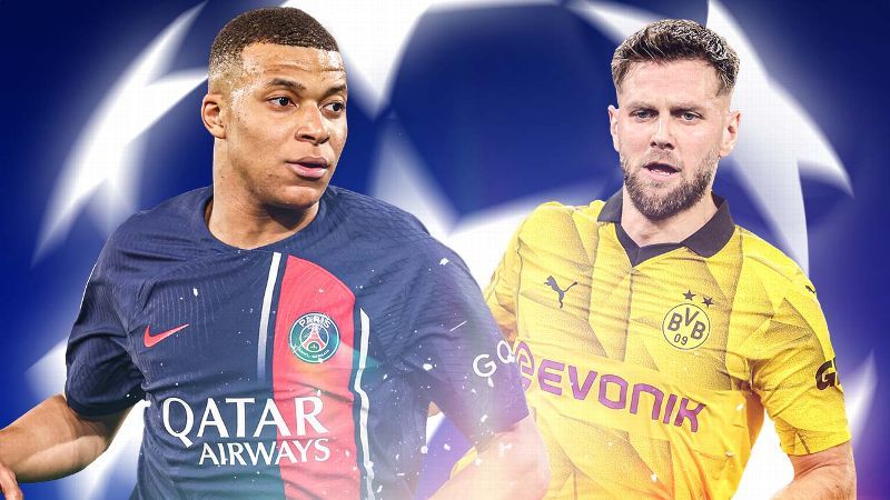 PSG vs. Borussia Dortmund: Alineaciones definidas para la semifinal - ESPN