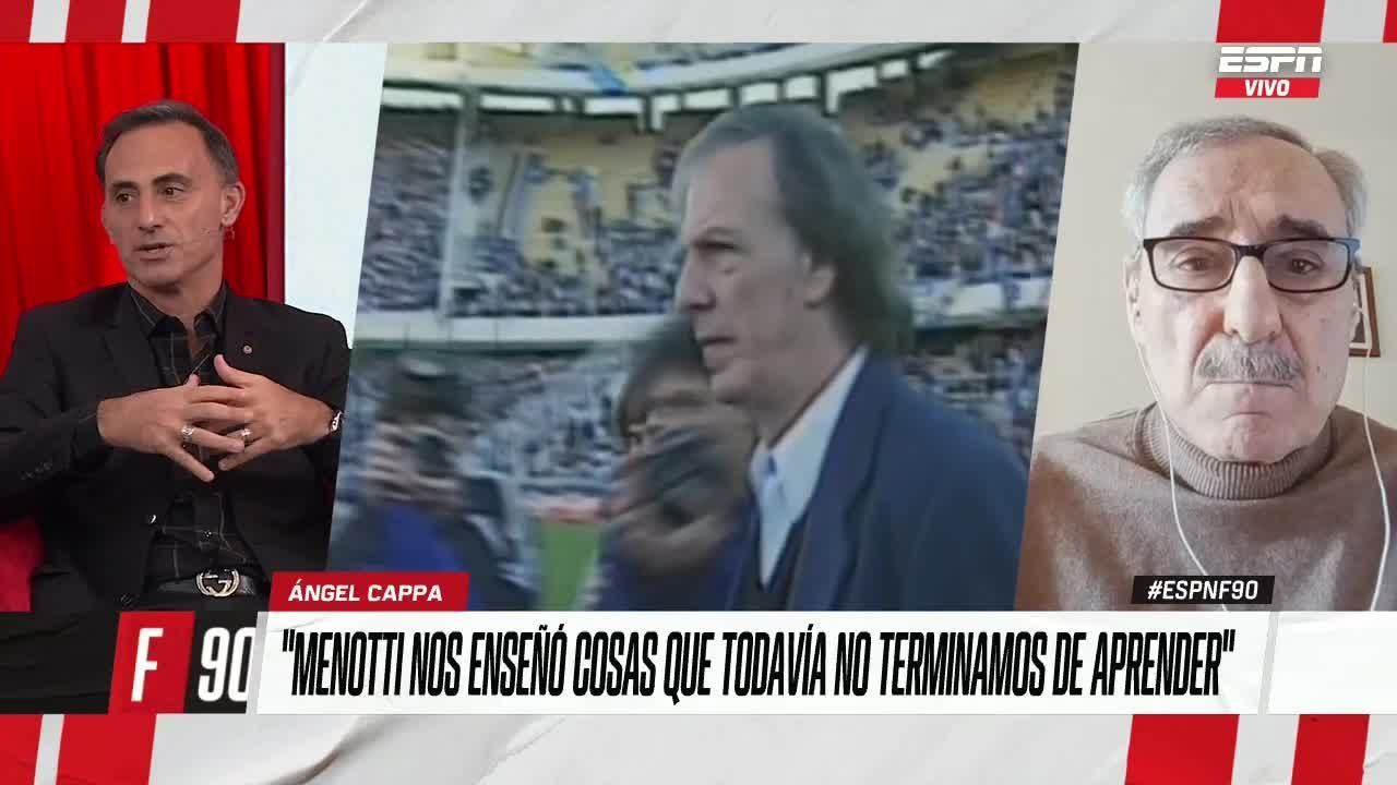 Ángel Cappa, en ESPN Fútbol 90: entre la amistad y admiración por ...