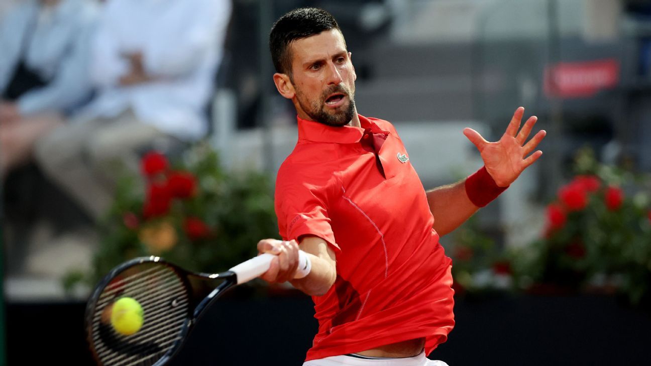Horario y cómo ver Novak Djokovic vs. Alejandro Tabilo en el Masters 1000 de Roma - ESPN