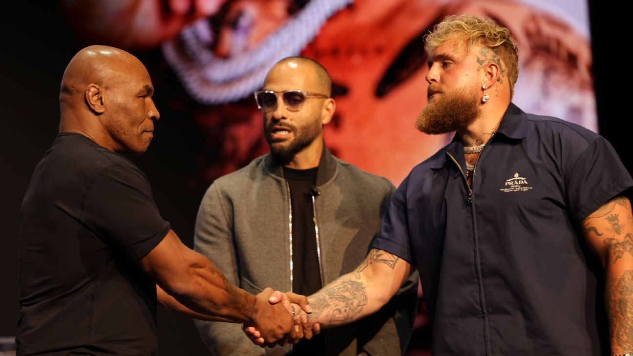 Jake Paul x Mike Tyson tem nova data definida após adiamento - ESPN