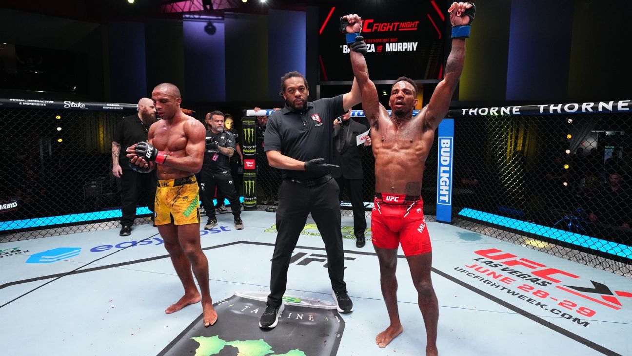 UFC Vegas 92: Murphy domina a Barboza en decisión y sigue invicto - ESPN