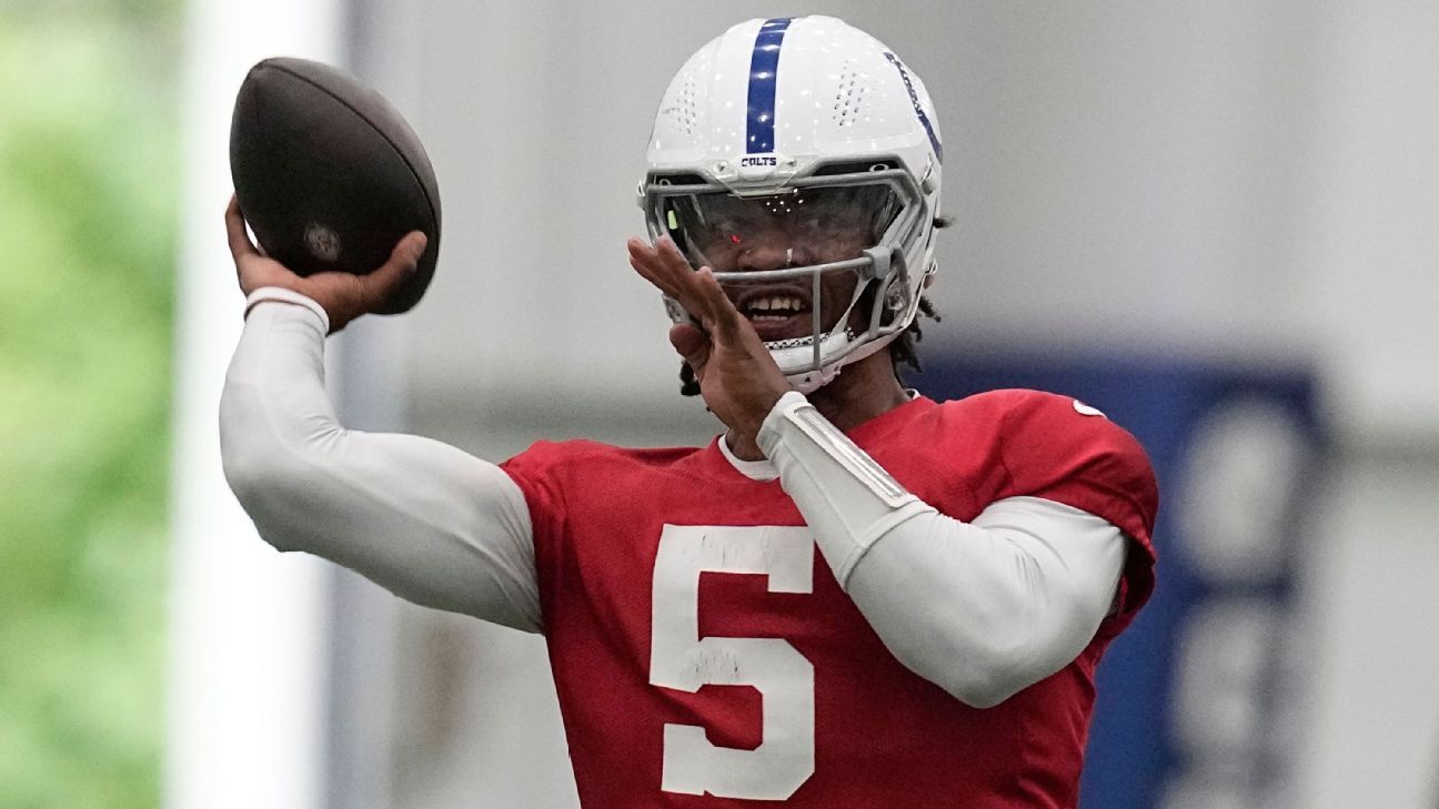 Anthony Richardson ya lanza de nuevo para Indianapolis Colts - ESPN