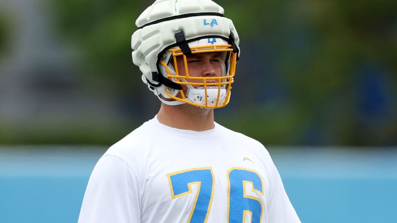 Joe Alt, atleticismo y legado de NFL para los Chargers - ESPN