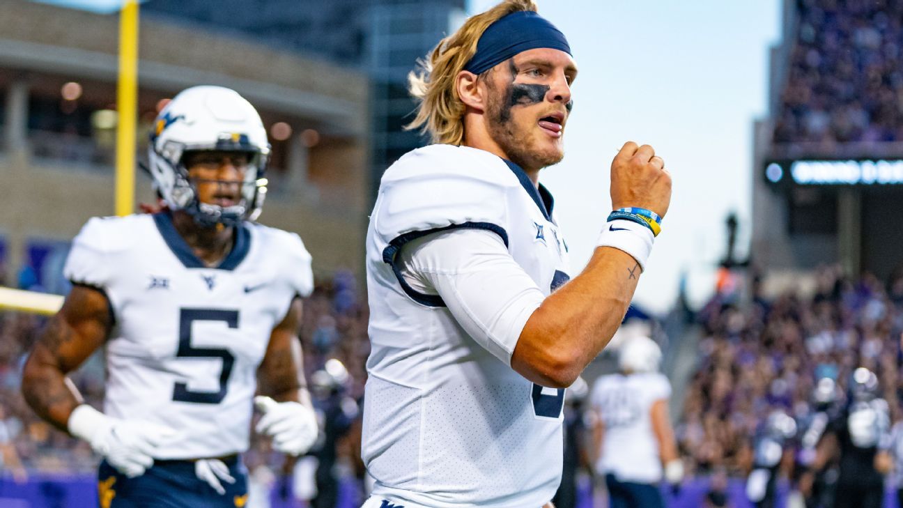 Sources - West Virginia QB Garrett Greene to start vs. Baylor - ESPN