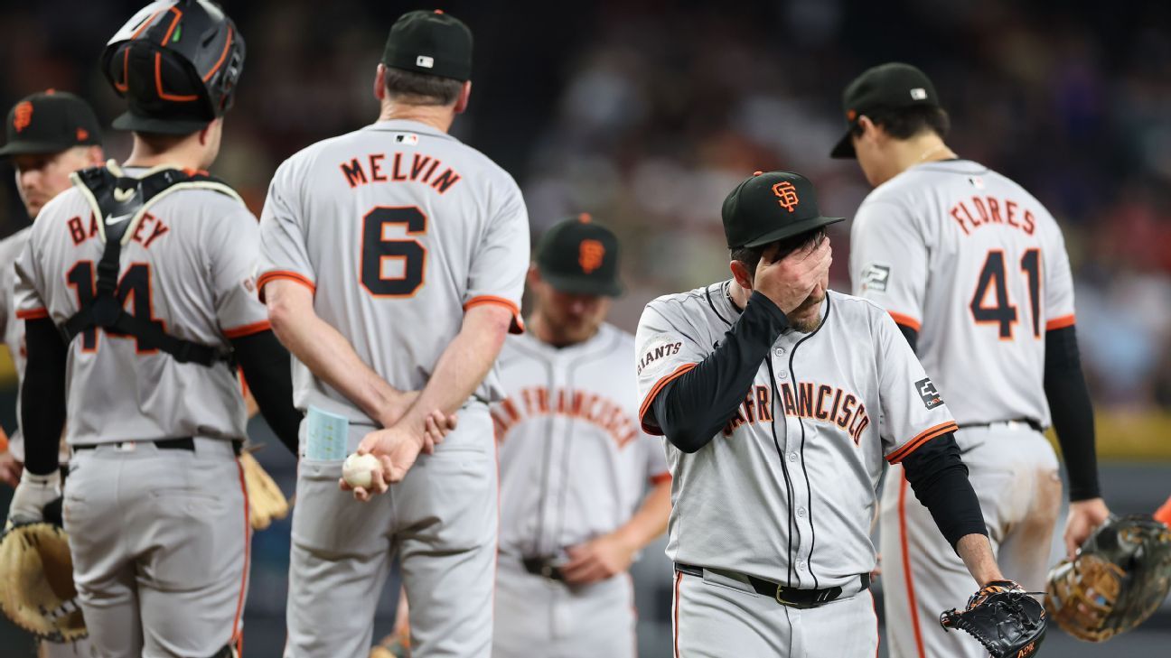 Bob Melvin says slumping Giants played 'terrible game' vs. D-backs - ESPN