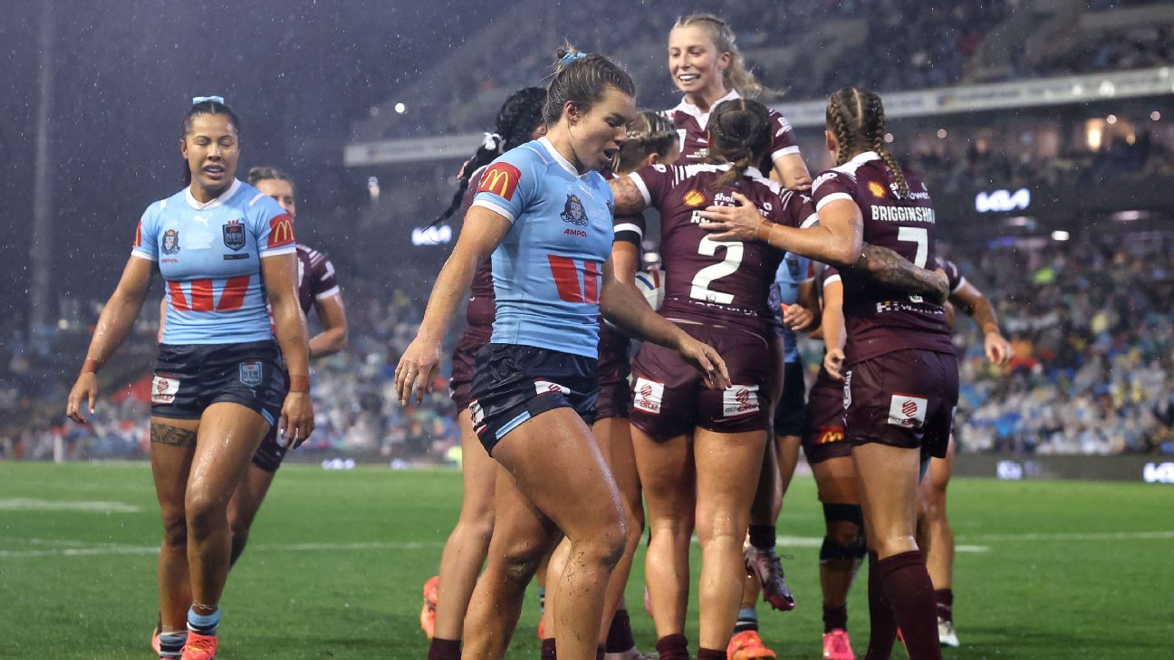 State of Origin: Queensland win thriller, level women's series - ESPN
