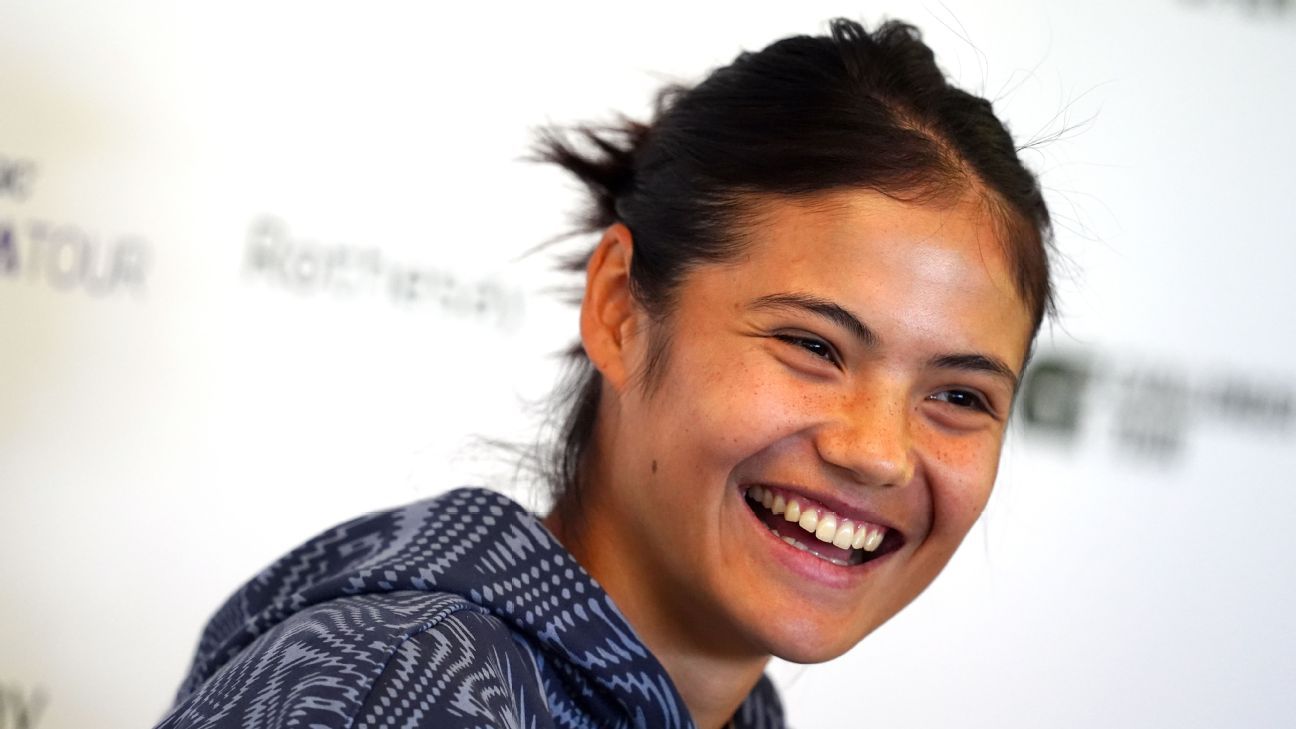 Emma Raducanu in 'really fit place' ahead of grass season - ESPN