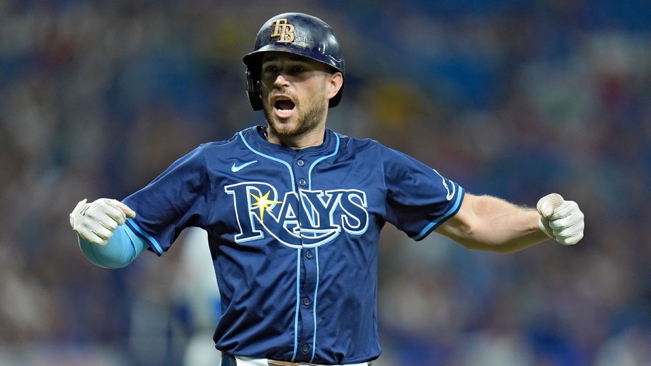 Rays pick up $10.5M club option on INF Brandon Lowe - ESPN