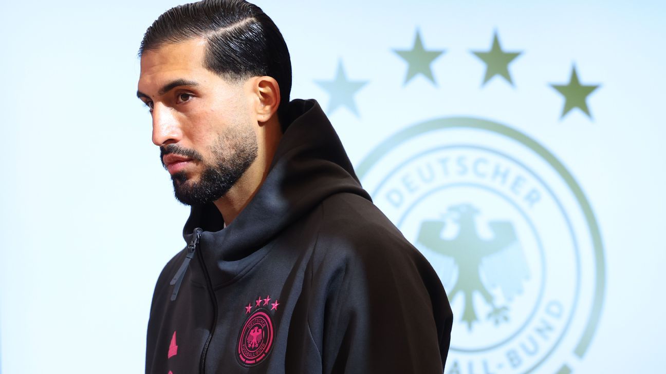 Emre Can: Me decepcionó que Nagelsmann no me llamara al comienzo - ESPN