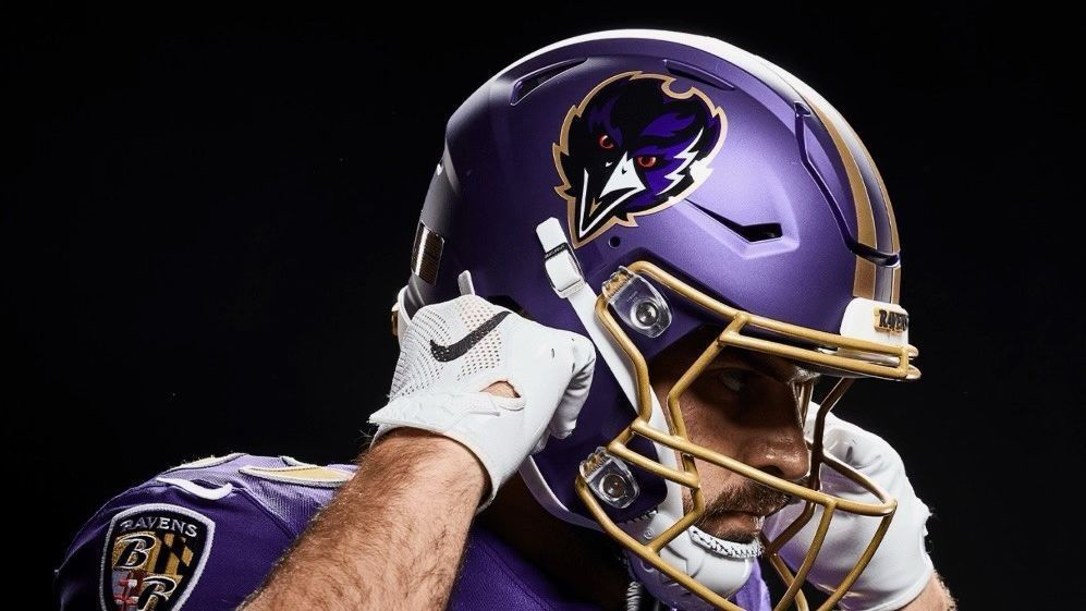 Baltimore Ravens presentan su nuevo casco alterno para 2024 - ESPN