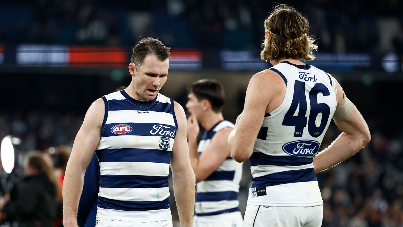Geelong's Dangerfield cleared of rough conduct - ESPN
