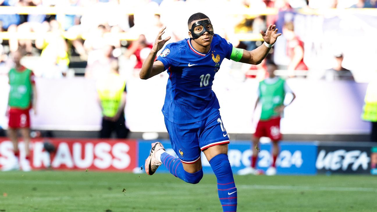 France's Kylian Mbappé: Broken nose a 'target' for Belgium - ESPN