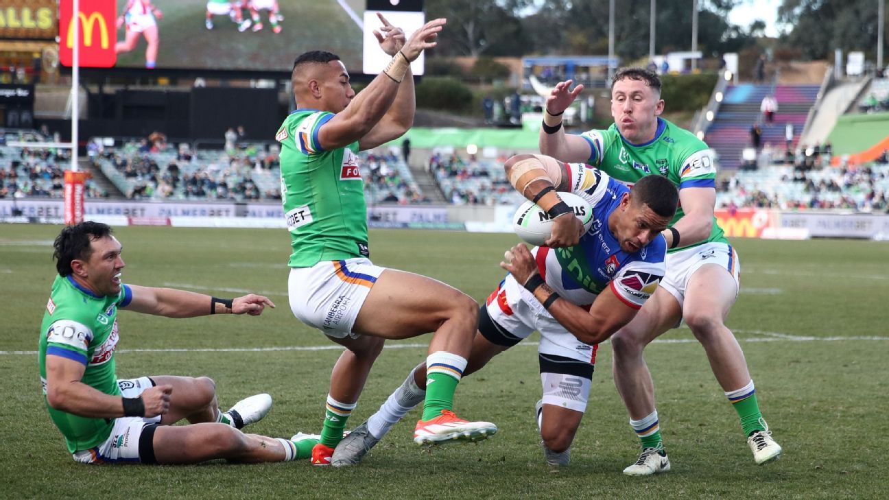 NRL: Raiders' NRL season in tailspin after loss to Knights - ESPN