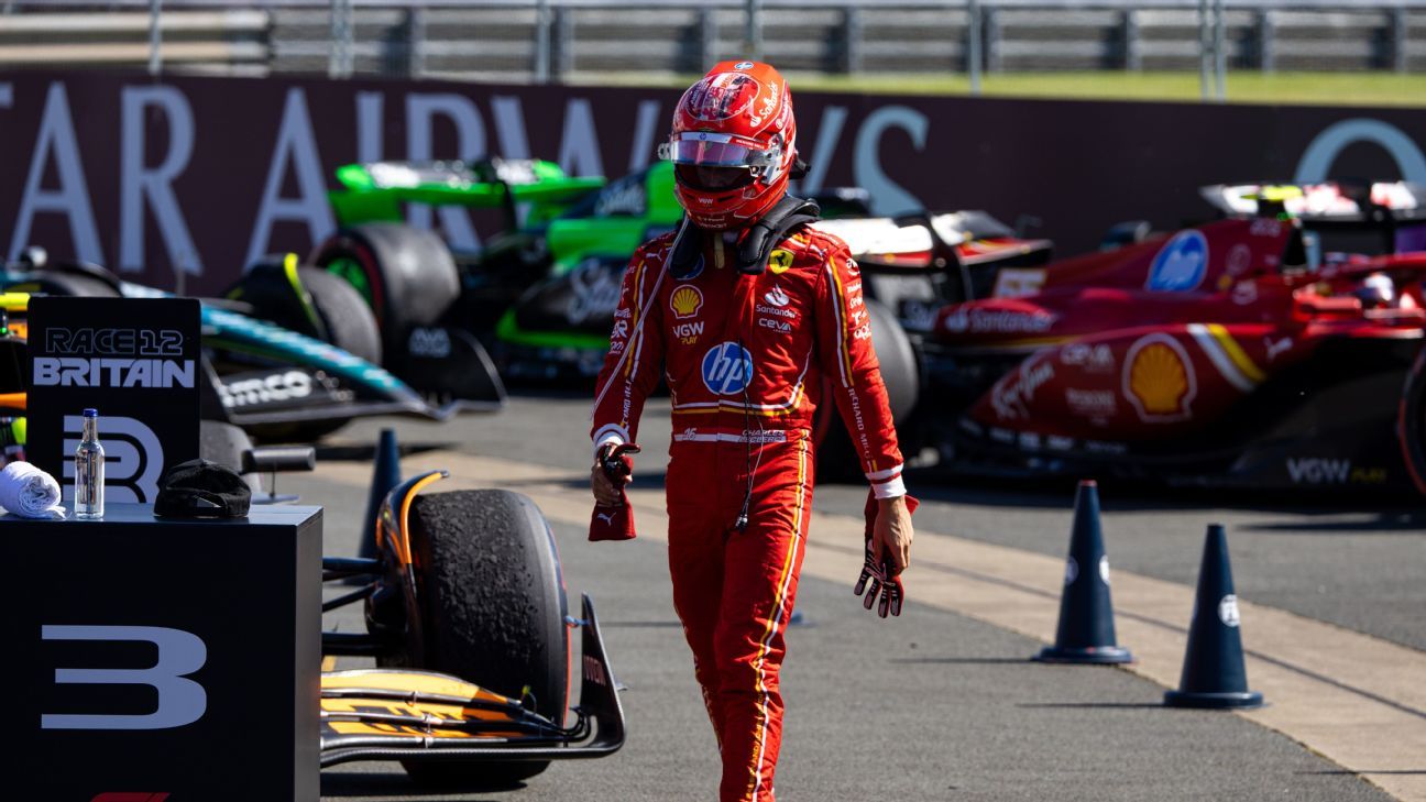 British GP: Ferrari form 'worse than a nightmare' - Charles Leclerc - ESPN