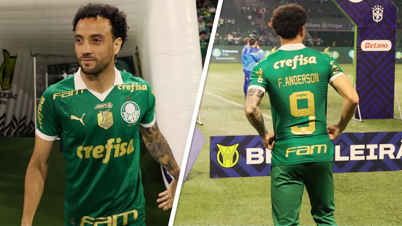 Felipe Anderson é apresentado à torcida do Palmeiras e 'herda' 9 de Endrick - ESPN