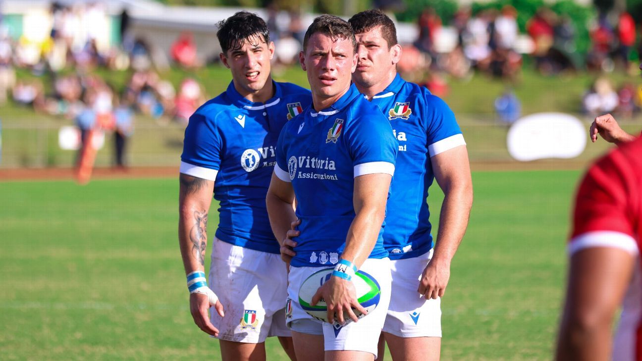 Italia se recuperó y le ganó a Tonga de visitante por 36-14 - ESPN