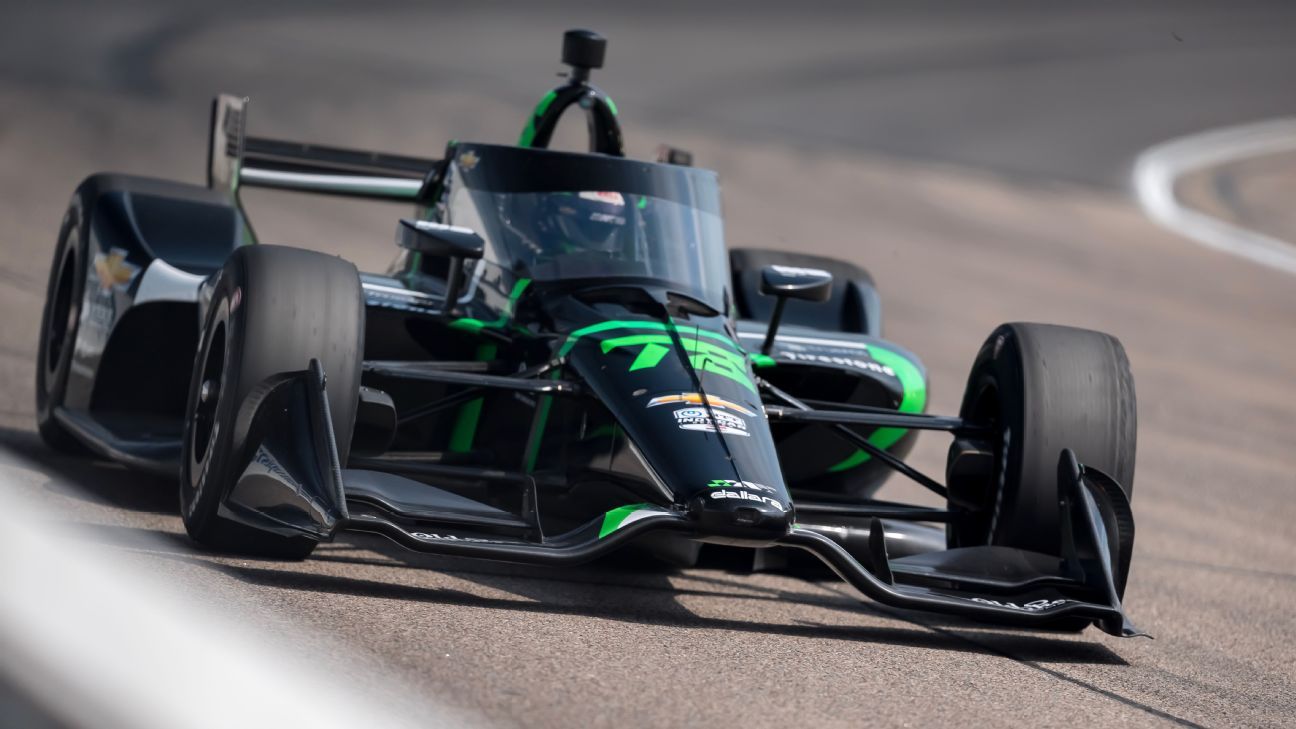 Agustín Canapino tuvo su mejor clasificación en IndyCar - ESPN