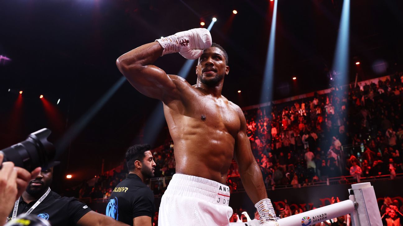 Anthony Joshua: Biografía, récord, peleas y más - ESPN