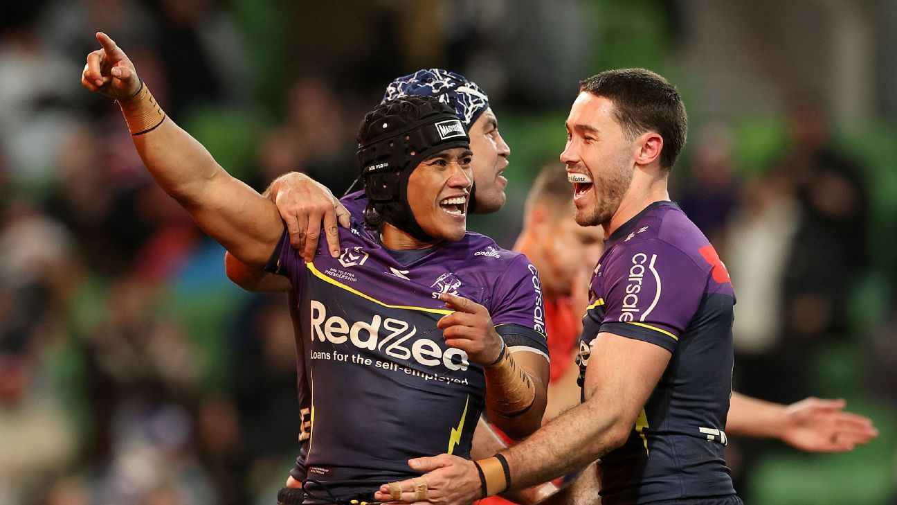 NRL: Storm's Anderson stars in win, ends match in agony - ESPN