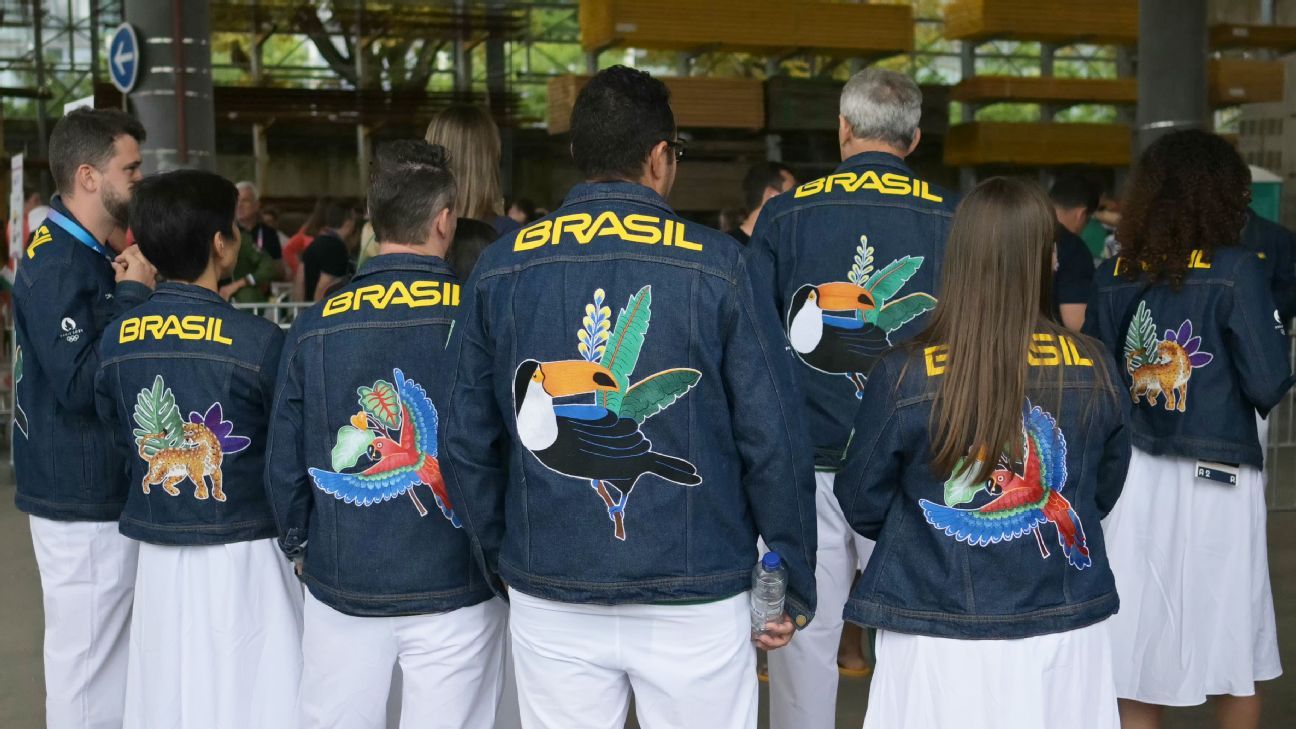 A história dos bordados do uniforme do Brasil na cerimônia de abertura ...