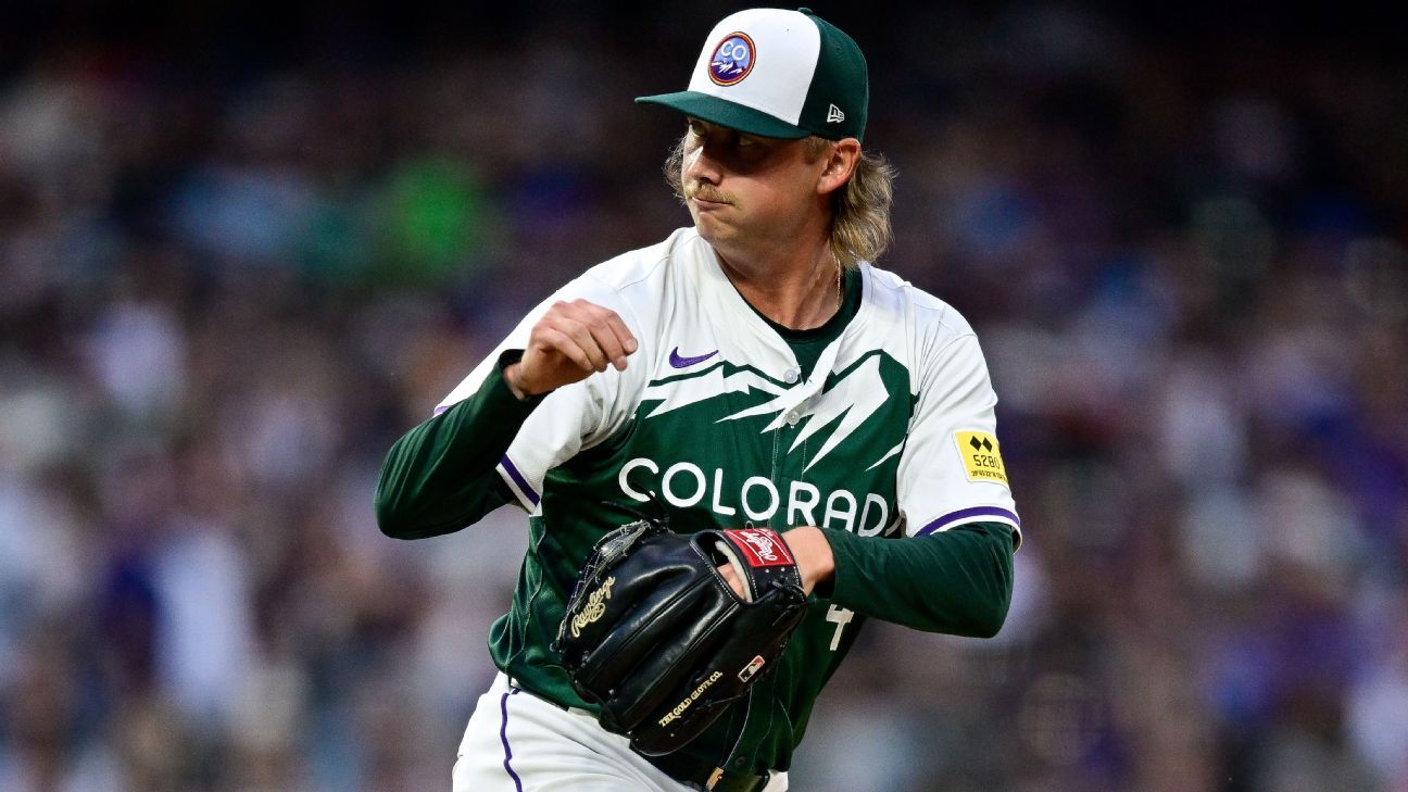 Brewers acquire right-handed reliever Nick Mears from Rockies - ESPN