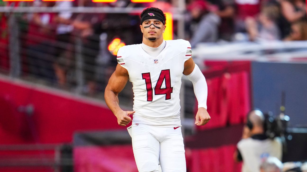 Cardinals WR Michael Wilson follows fiancée Sophia Smith's Olympic ...