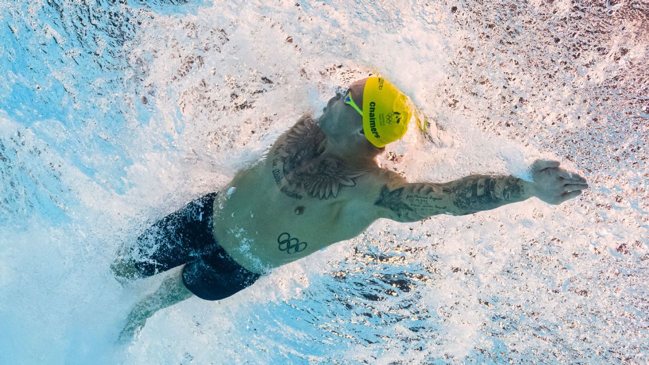 Aussie swimmers Chalmers, Stubblety-Cook win silvers - ESPN