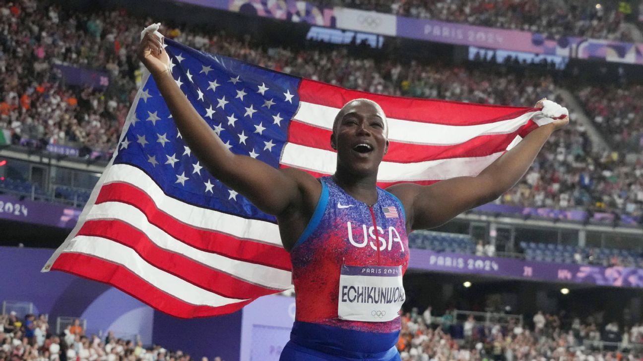 Annette Nneka Echikunwoke wins silver in hammer at Paris Games - ESPN