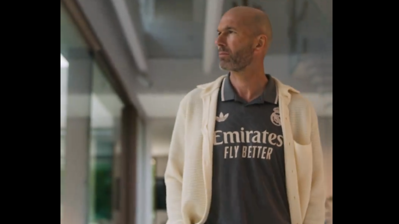 Real Madrid revela tercer uniforme con Zidane como protagonista - ESPN