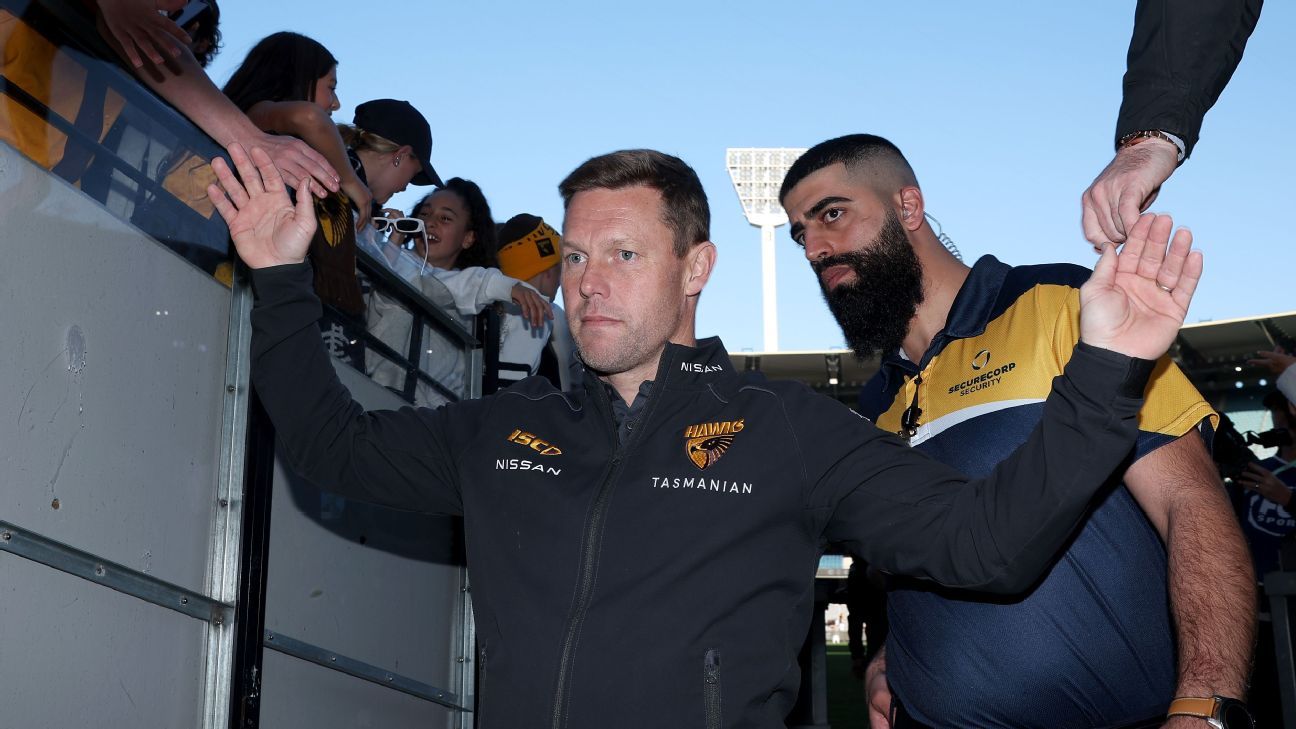 AFL: Sam Mitchell says Hawks have their eyes on finals - ESPN