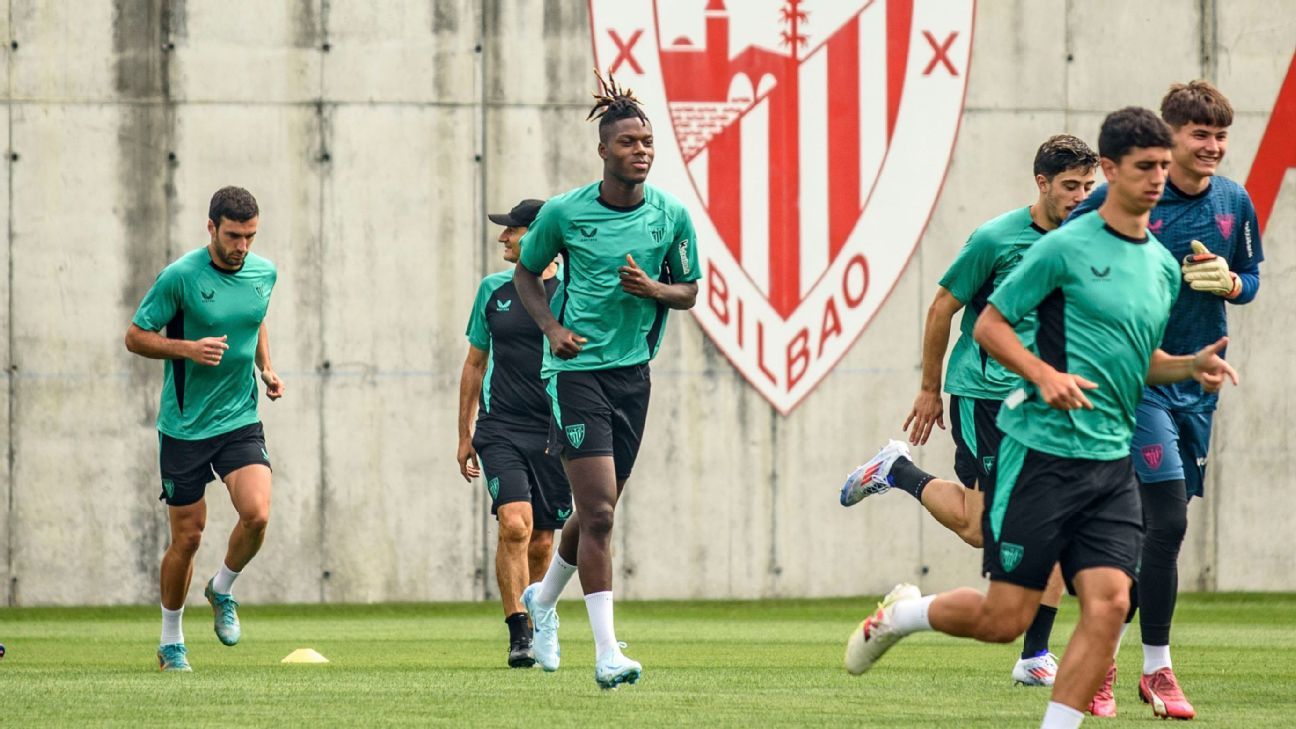 Nico Williams jugará con el N° 10 en el Athletic de Bilbao - ESPN