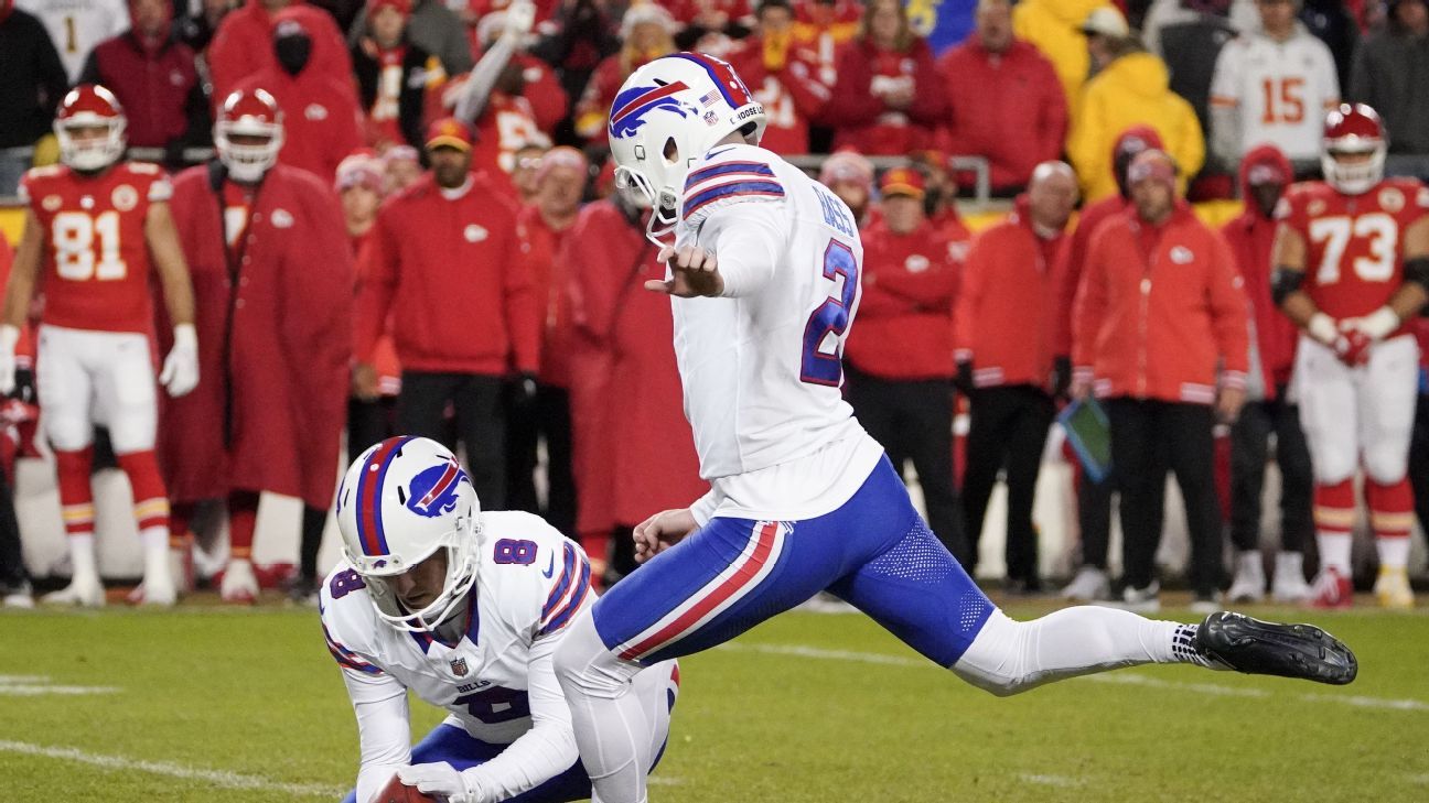 How Bills kicker Tyler Bass rebounded from playoff loss - ESPN