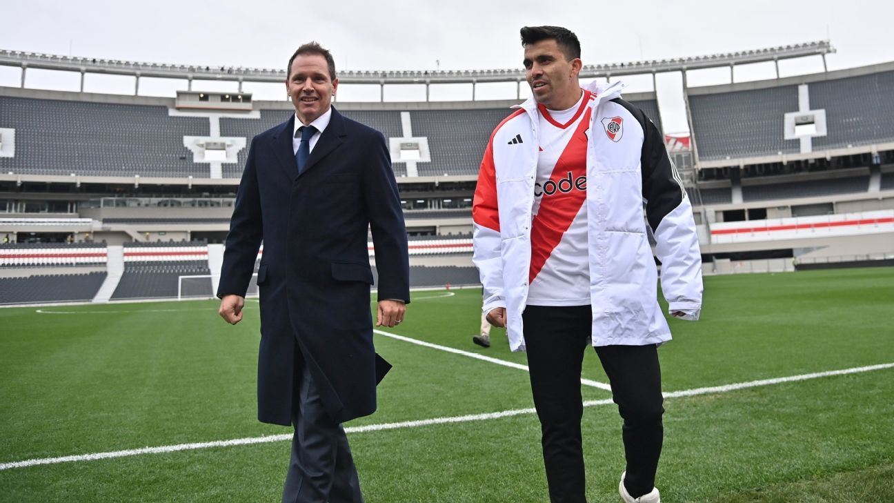 River hizo oficial al Huevo Acuña como su nuevo refuerzo - ESPN