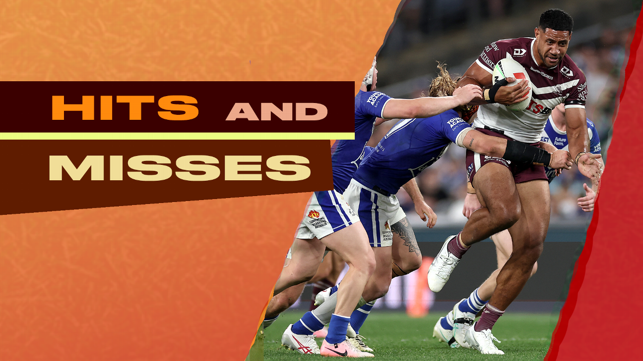 NRL Round 26: Hits and Misses Bulldogs' pack absolutely monstered by ...