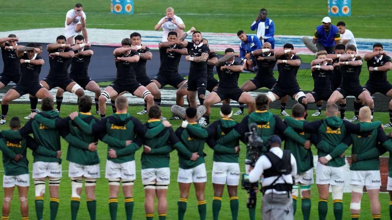 Una figura de los Springboks se metió en la polémica con el haka de los ...