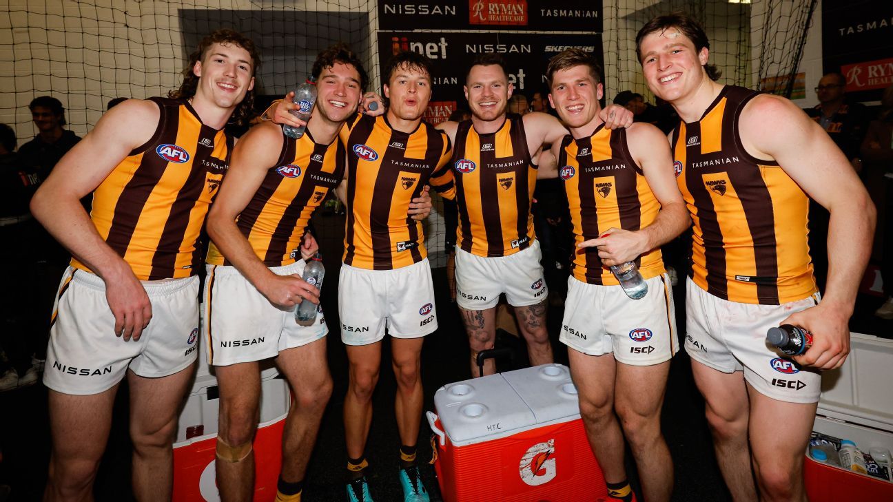 AFL Finals: Confidence, baby - Hawks riding the wave as improbable ...