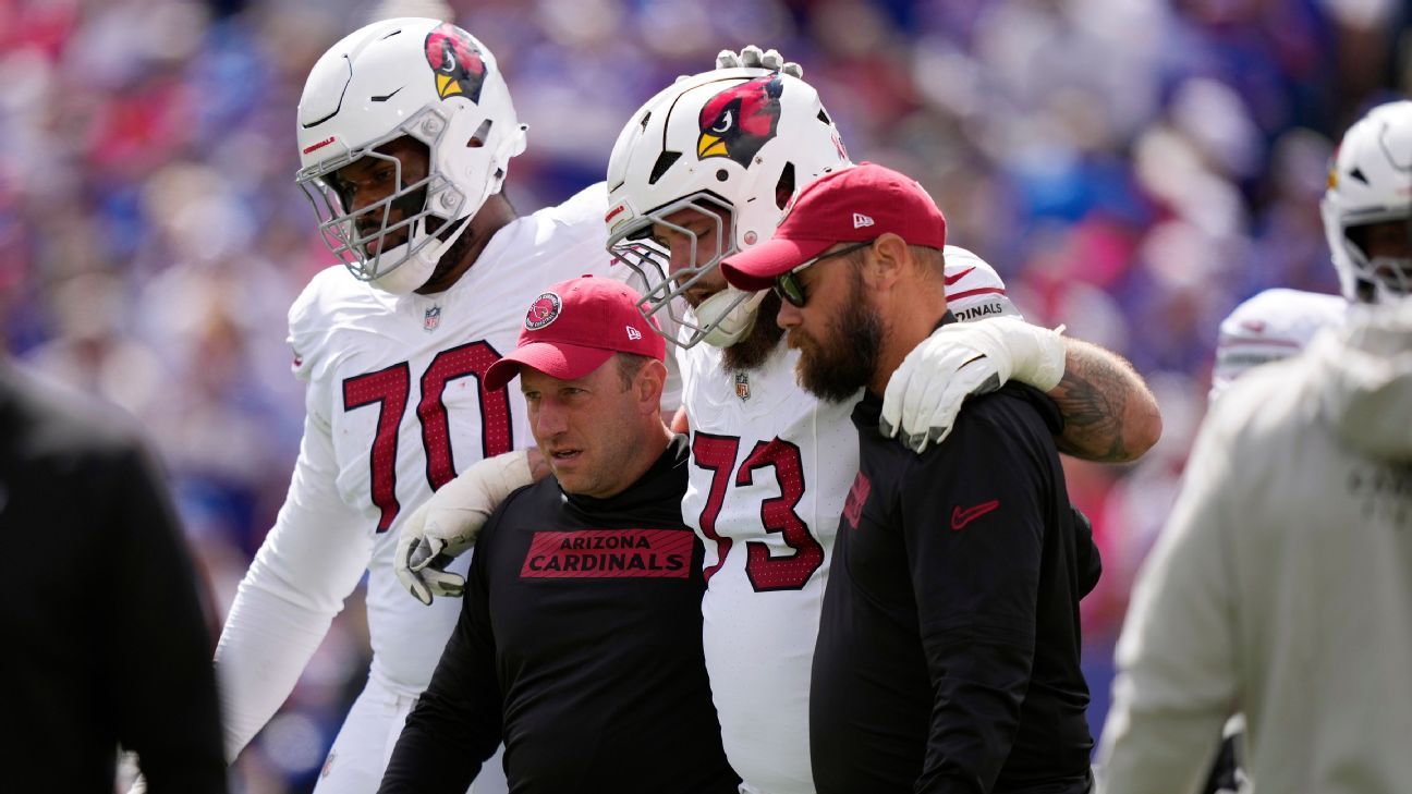 Cardinals place RT Jonah Williams on IR with knee injury - ESPN