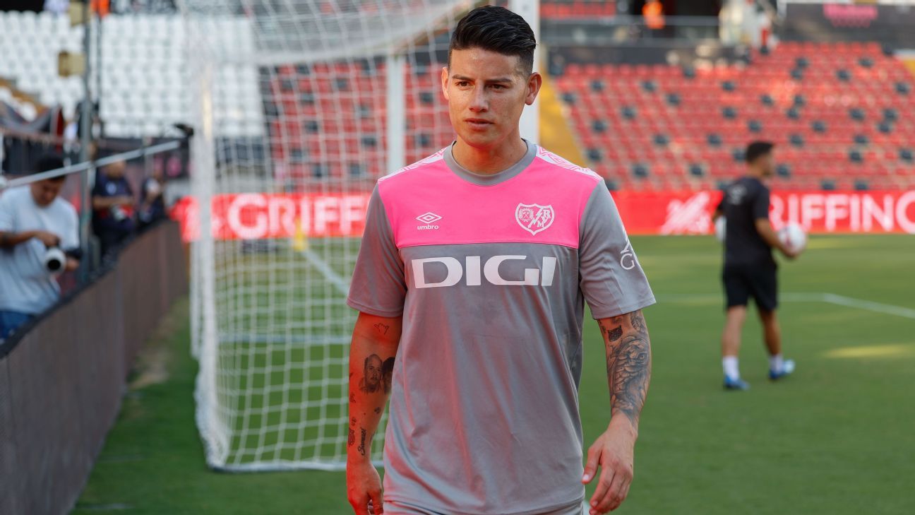 A su regreso, Rayo Vallecano insiste en llevar bien y cuidar a James - ESPN