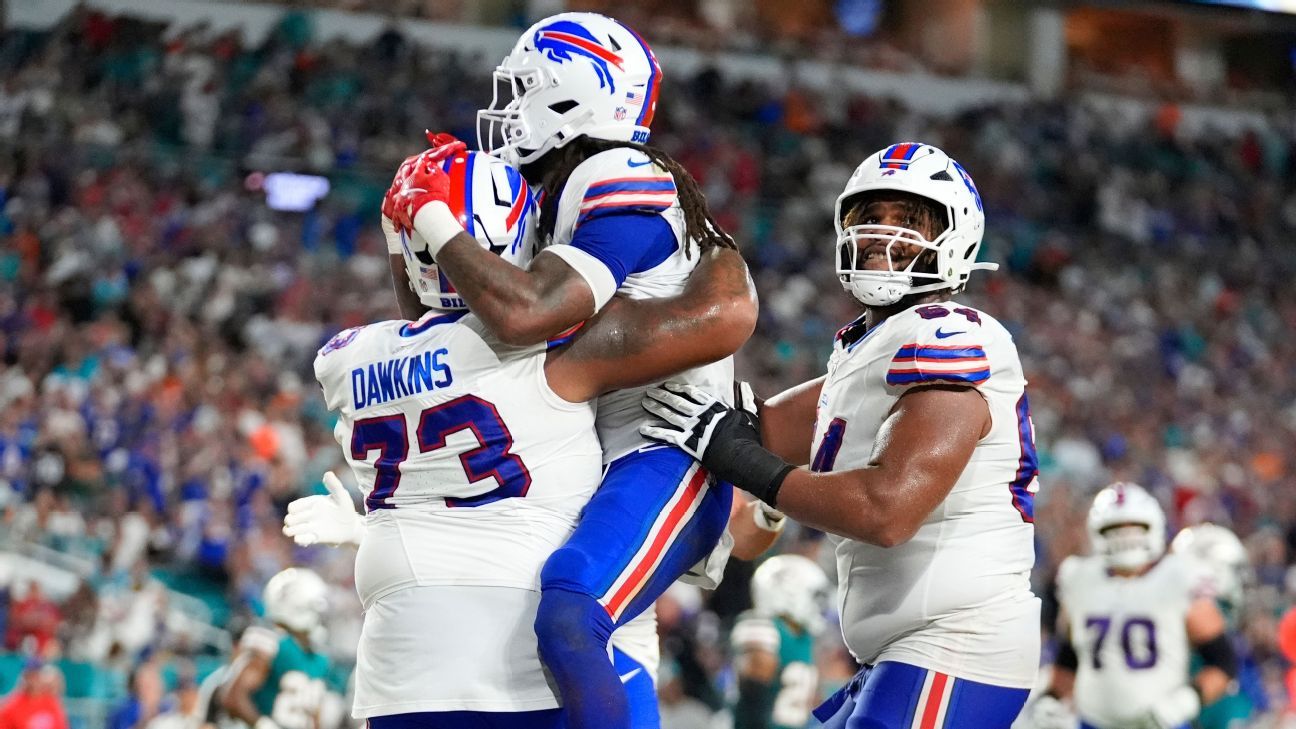 Buffalo Bills overwhelm Dolphins for fifth consecutive win over Miami ...