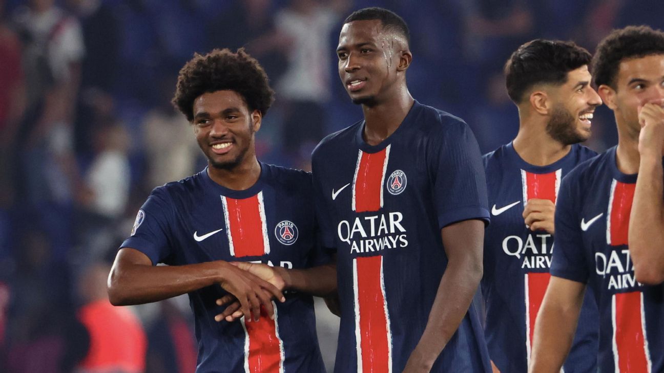 Willian Pacho debutó en la UEFA Champions League en el triunfo de PSG ...