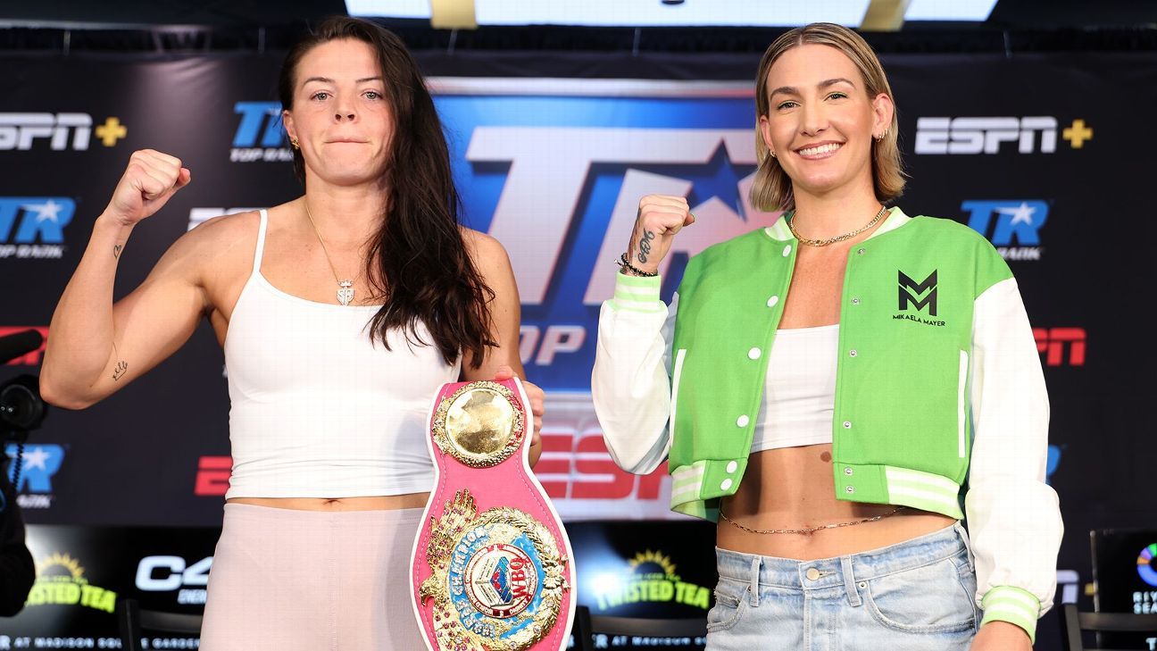 Sandy Ryan-Mikaela Mayer: Bitter feud explained ahead of title bout - ESPN