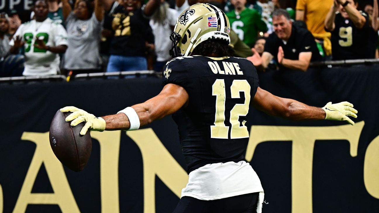 The story behind Chris Olave's surge with the Saints - ESPN