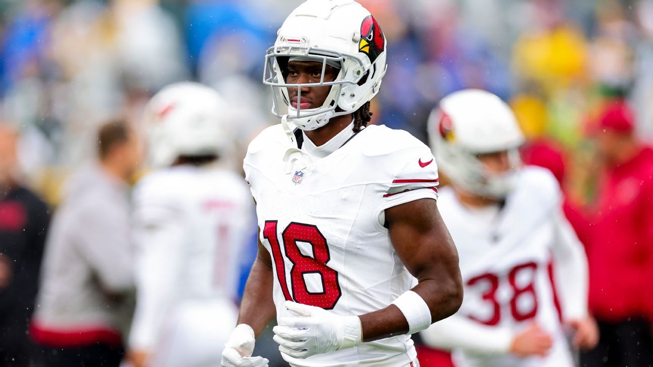 Marvin Harrison Jr., Cardinals, fuera por conmoción cerebral - ESPN