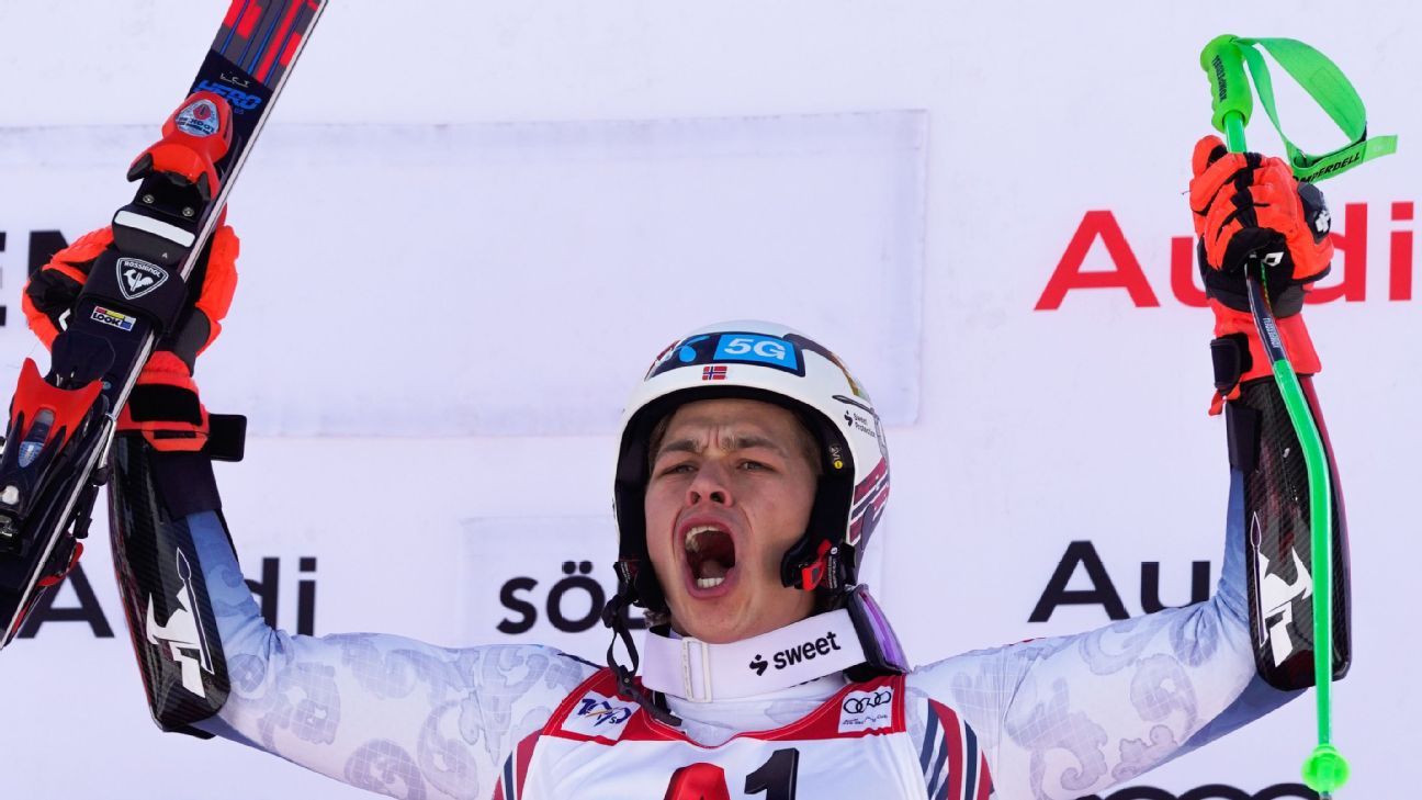 Alexander Steen Olsen leads Norwegian sweep in World Cup GS - ESPN